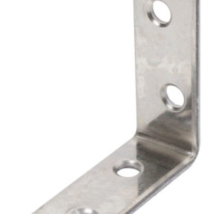 KOTNIK VEZNI PROFIL, LESNI, INOX, 40 x 40 x 15 mm - Topdom